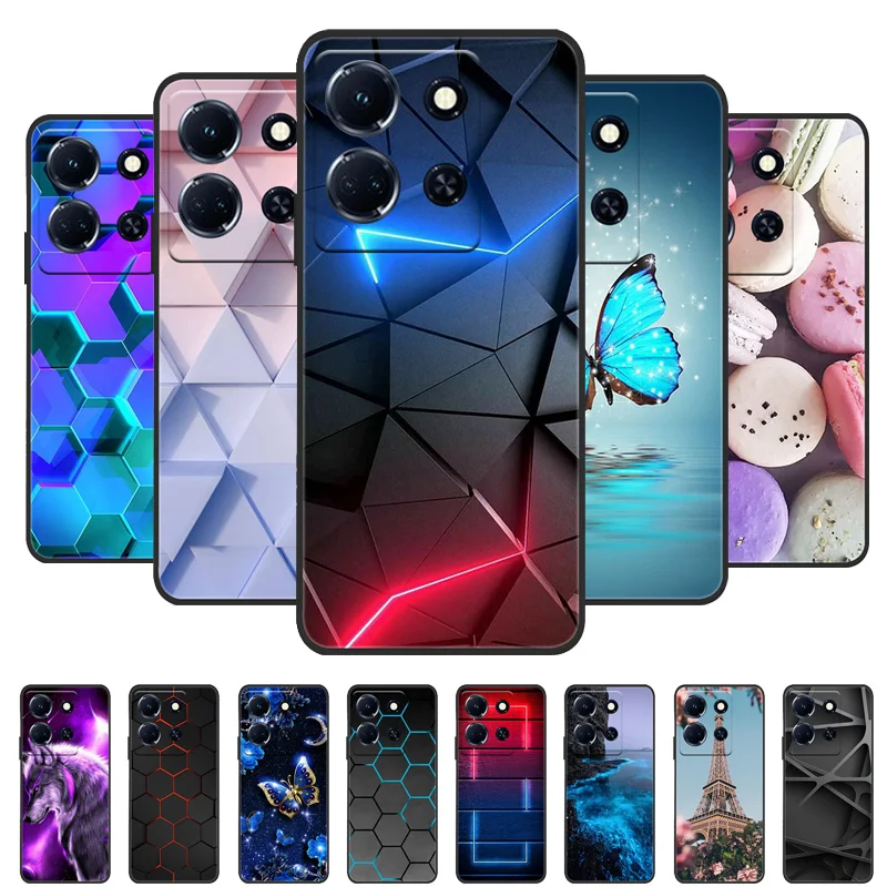 For-Infinix-Note-30-Case-Note30-Cool-Painted-Silicone-Soft-TPU-Funda ...