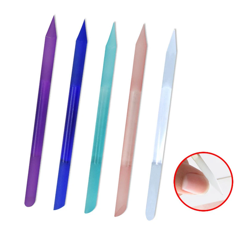 1Pcs Glass Cuticle Pusher Nail Manicure Stick Professional Precision ...