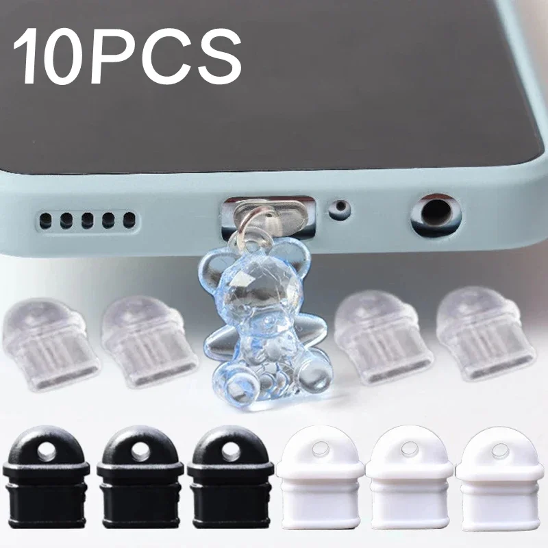 DIY-Anti-Dust-Plug-Transparent-Charge-Port-Dust-Plug-for-Samsung-Xiaomi ...