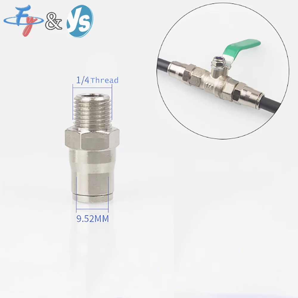 9.52mm Spray System Accessories-Valve Connection - 1/4" & 1/2" Male ...