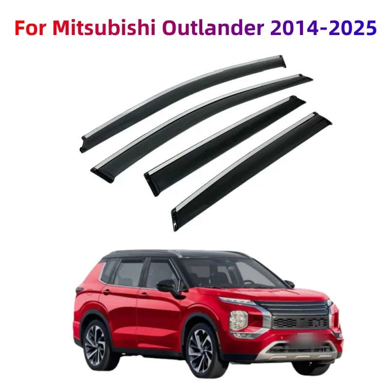 Window Deflectors Visors for Mitsubishi Outlander 2013-2025 Sun & Rain ...