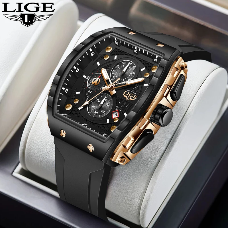 LIGE-Man-Watch-Fashion-Luxury-Waterproof-Silicone-Strap-Quartz-Men-s ...