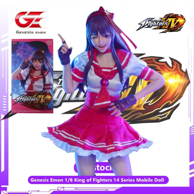 Genesis Emen 1/6 Genuíno King of Fighters 14 Série ATHENA Boneca Móvel ...
