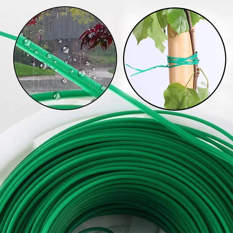 Tuteur - lien - attache,Fil torsadé de vigne pour plante verte ...