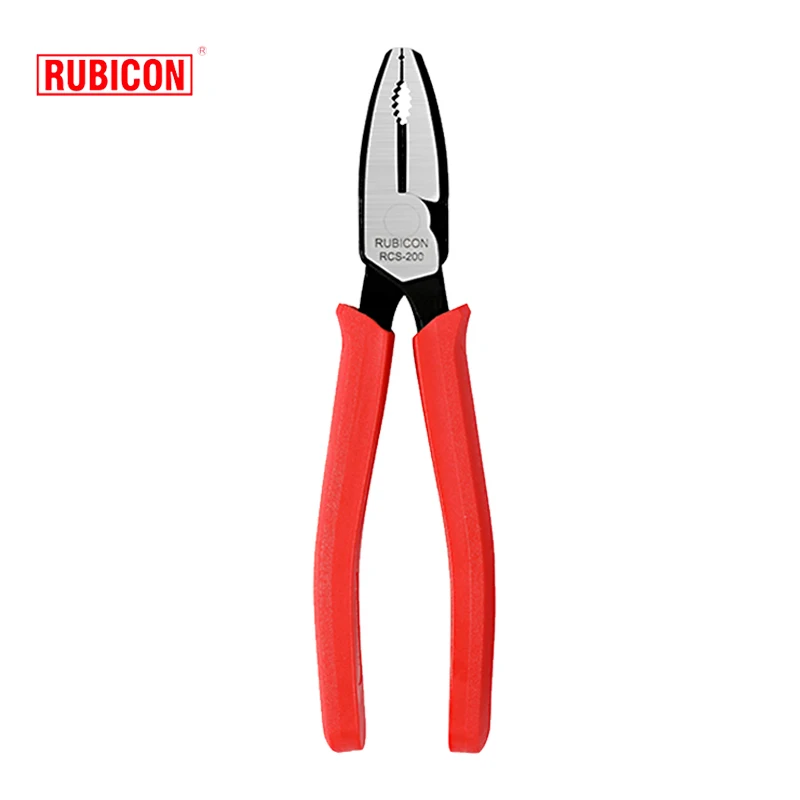 RUBICON-Tool-Combination-Pliers-with-Wire-Stripper-Electrician-Plier ...