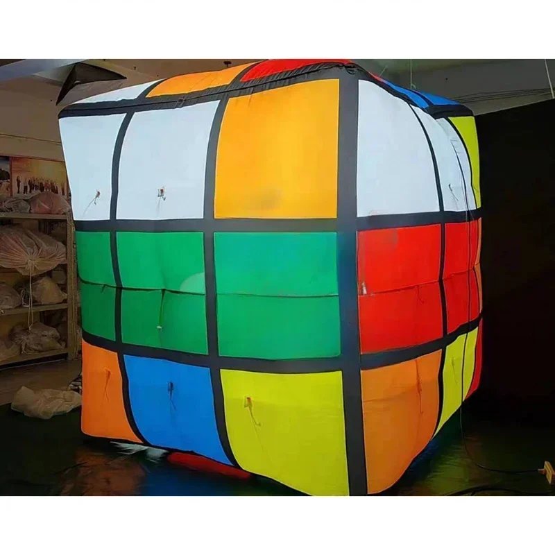 Gran oferta, cubo inflable personalizado de Rubiks, cubo de Rubik con ...