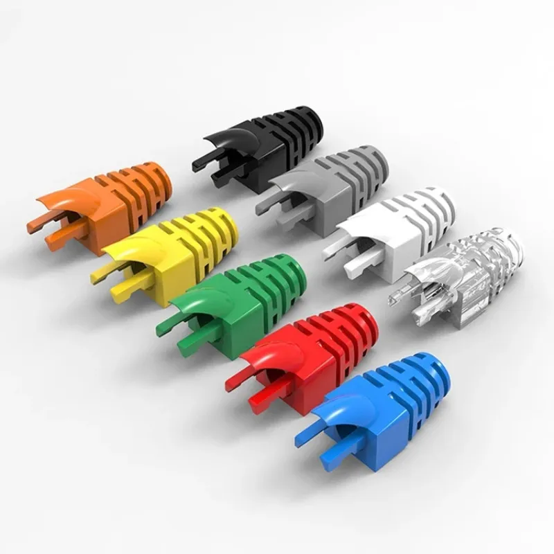 RJ45-Boot-Cover-Colorful-Cat5e-CAT6-Connector-Cover-Ethernet-Network ...
