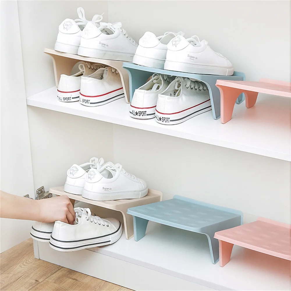 Adjustable-Shoe-Rack-Organizer-Shoes-Footwear-Storage-Stand-Support ...
