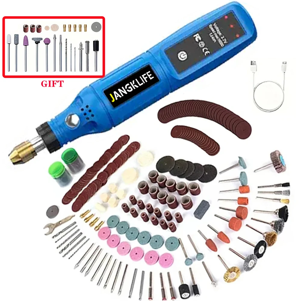 JANGKLIFE-USB-Cordless-Rotary-Tool-Kit-Engraving-Pen-DIY-For-Jewelry ...