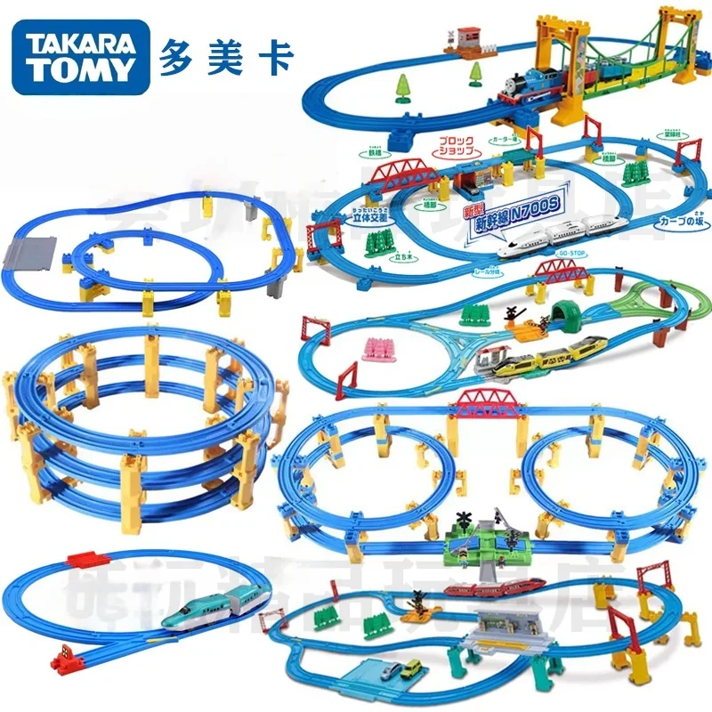 TAKARA TOMY Shinkansen Electric Train High-Speed Railway Track Scene ...