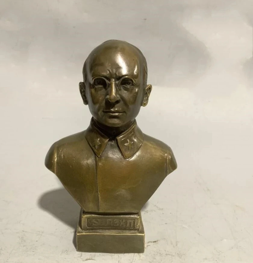 Brass Lavrenti Pavlovich Beria Head portrait crafts statue - AliExpress 15