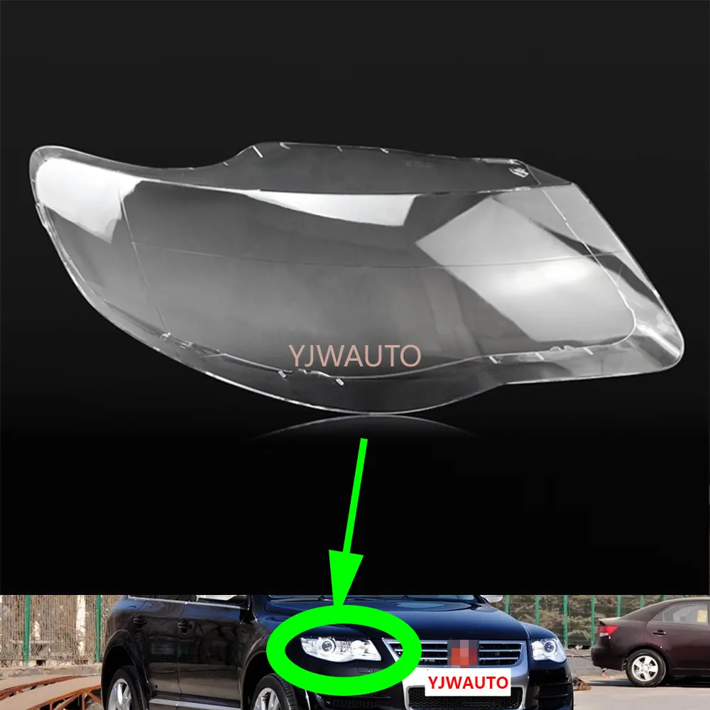 Headlamp-Lens-For-Volkswagen-VW-Touareg-2007-2010-Car-Headlight-Cover ...
