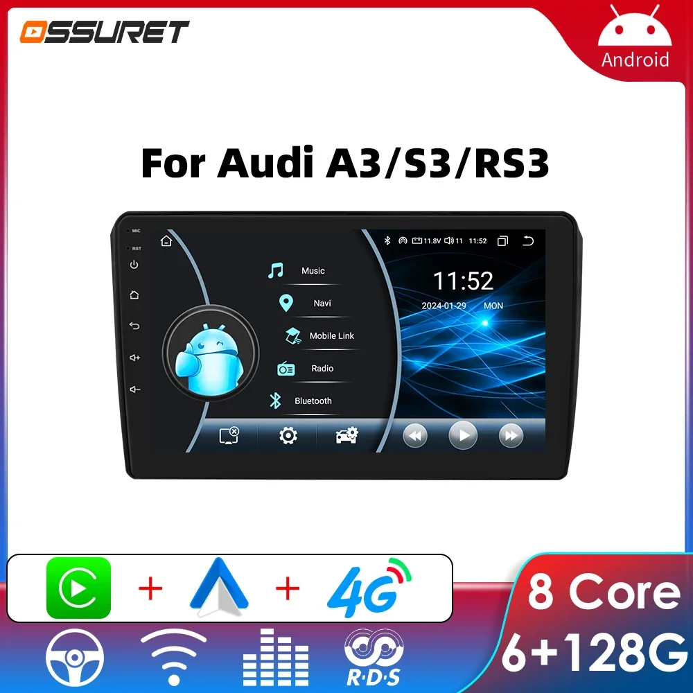 Android-Car-Radio-Player-for-Audi-A3-2003-2013-Car-Multimedia-Stereo ...