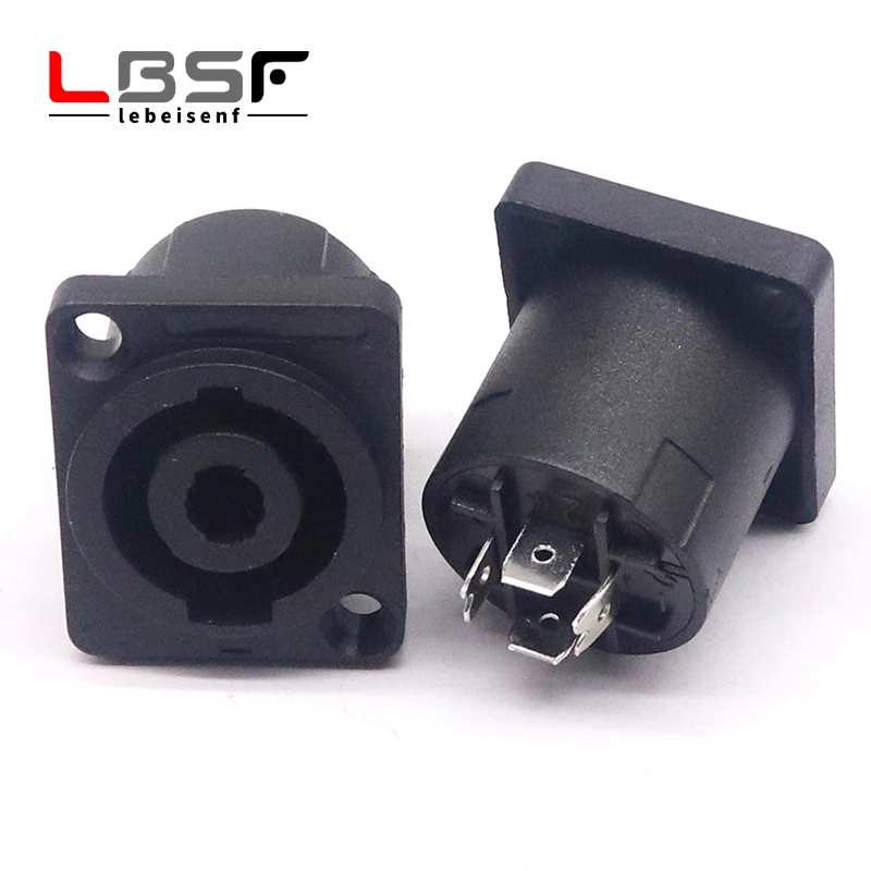 XLR-4-Pin-Speakon-Panel-Mount-Board-Connector-4-Poles-Powercon-Female ...