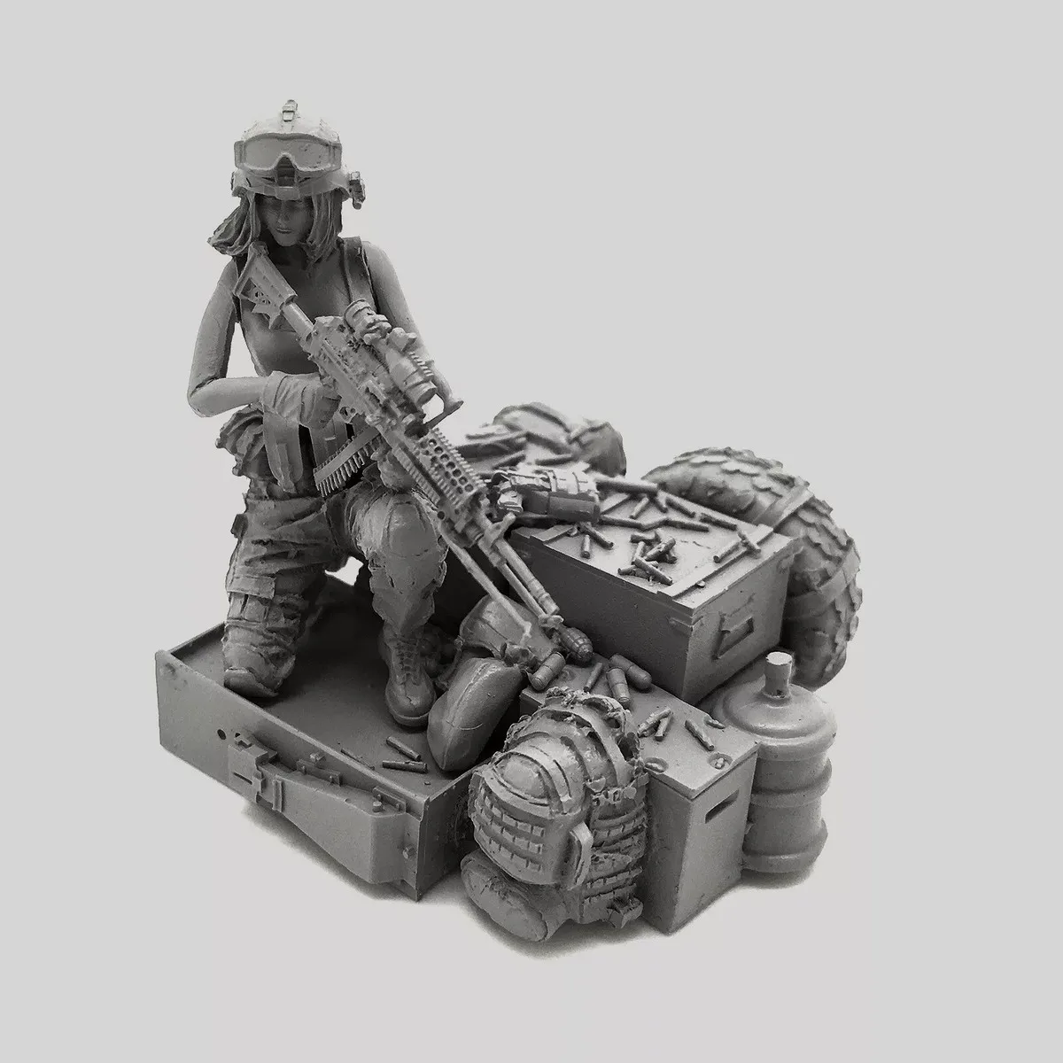 1/35 Resin Unpainted Model Kit, military theme, American Modern Female ...