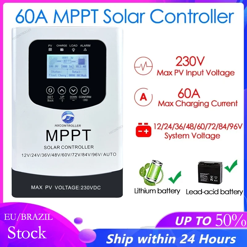 230VDC-12V-24V-48V-60V-72V-96V-MPPT-Solar-Charge-Controller ...