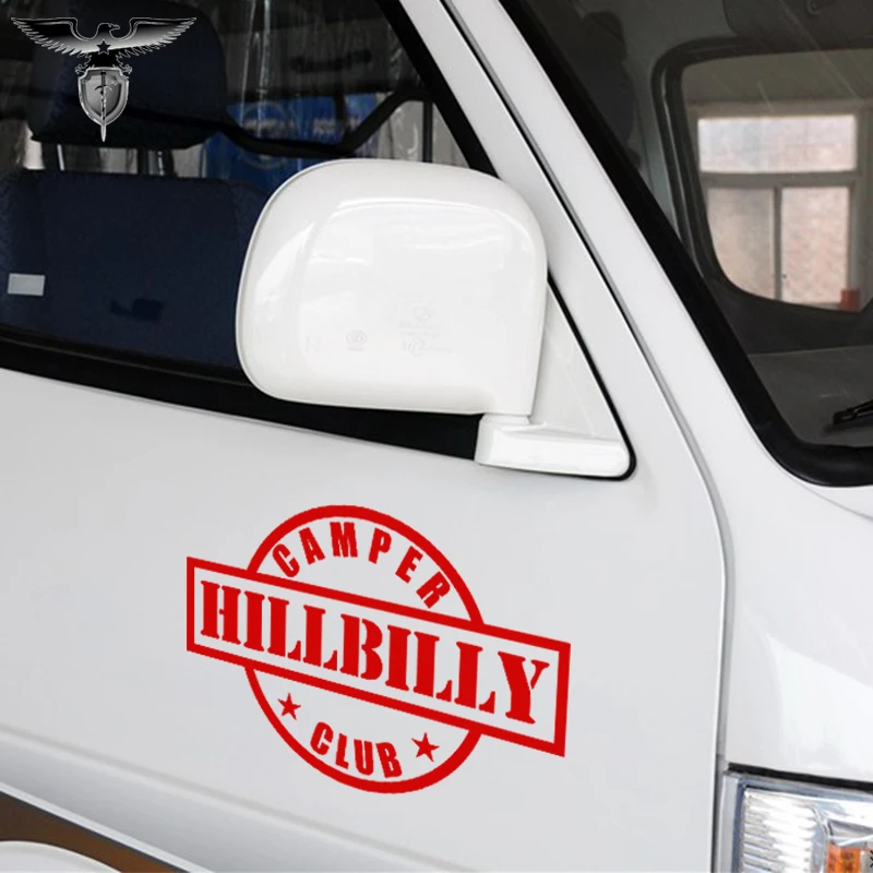 EmpireYing 2 Sizes 8 Colors English Alphabet Creative Hillbilly Camper ...