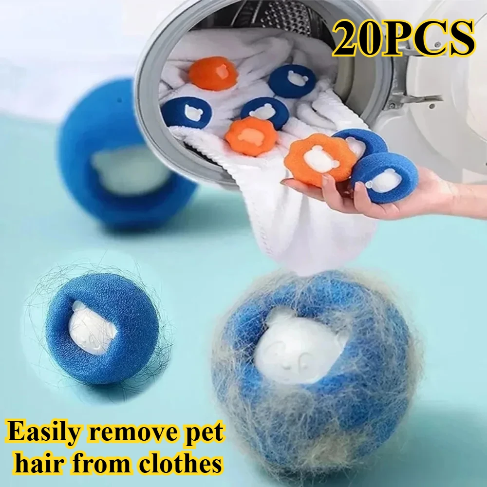 Pet Hair Remover for Washing Machine Reusable Cats Dogs Fur Sticker ...