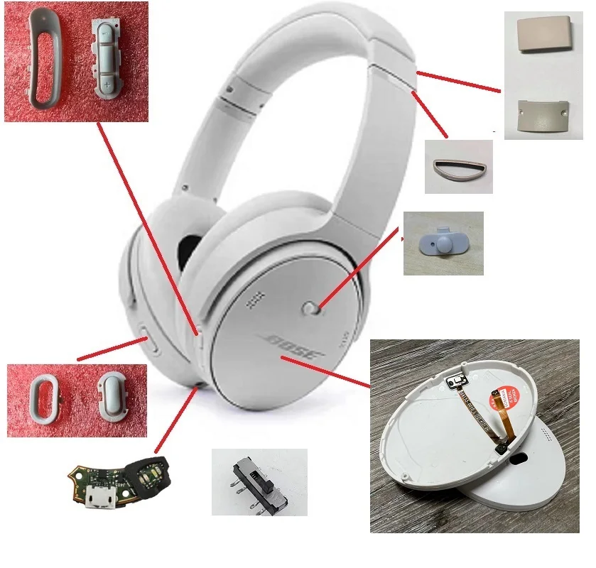 Repair-Parts-for-Bose-QuietComfort-45-QC45-Headphones-Power-Switch-usbc ...