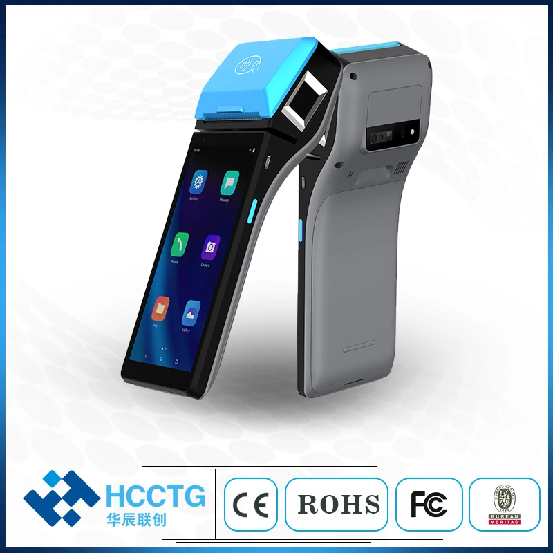 4g Android Handheld Pos Terminal With Fingerprint Qr Code, 57% OFF