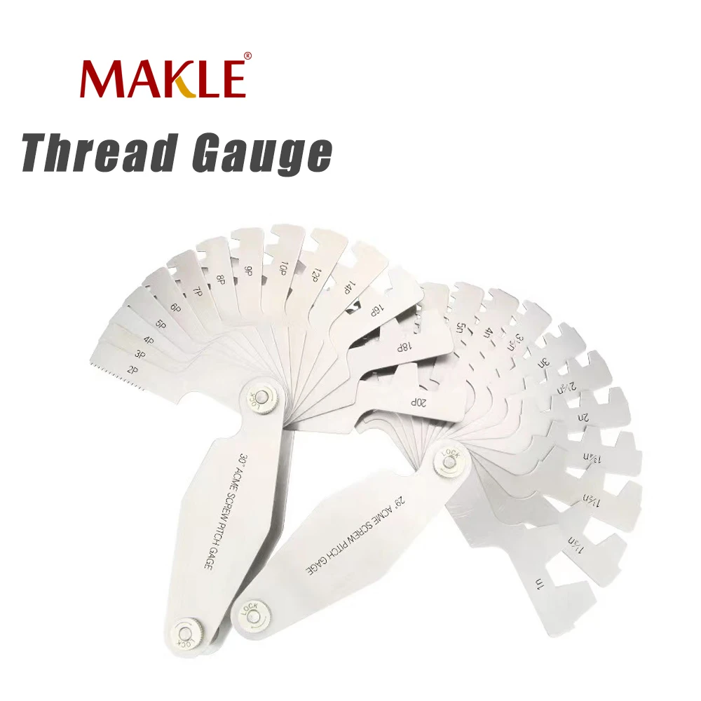 29 30 Degree Optional Screw Pitch Measuring Tool Screw, 57% OFF