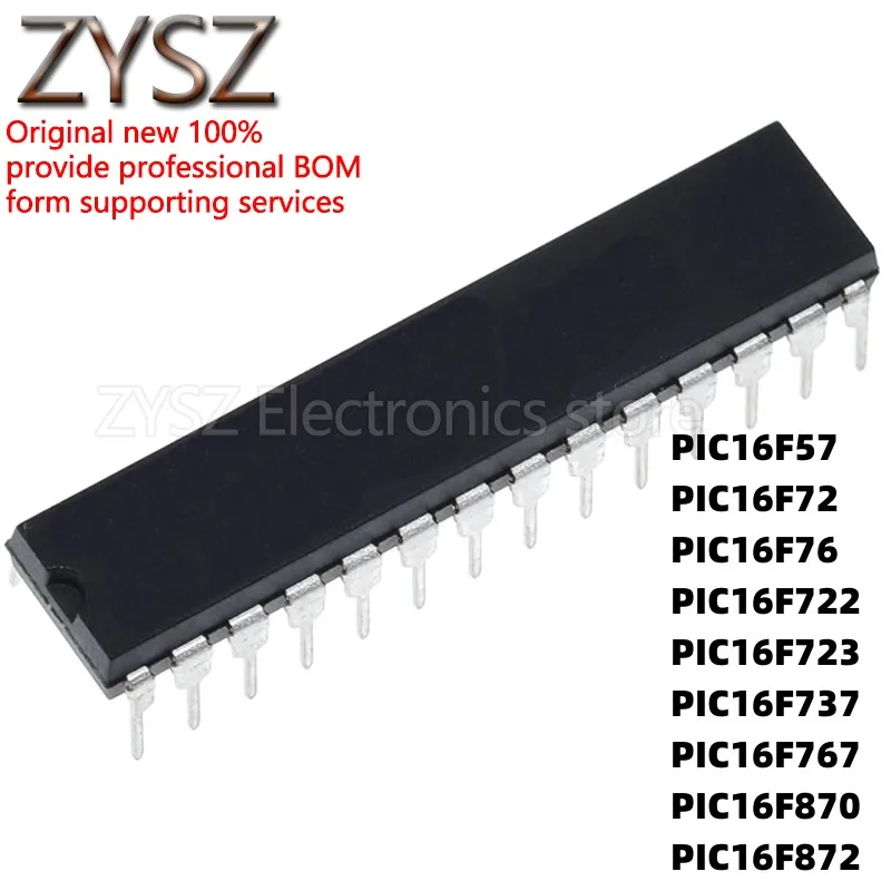 1PCS PIC16F57 I/SP 16F72 76 722 723 737 767 870 872 E/SP T DIP28 ...