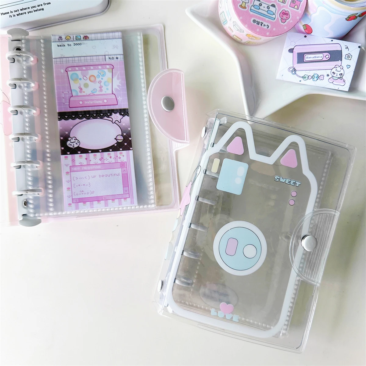 MINKYS-Kawaii-Cat-House-A7-Binder-Notebook-Planner-Kpop-Photocards ...
