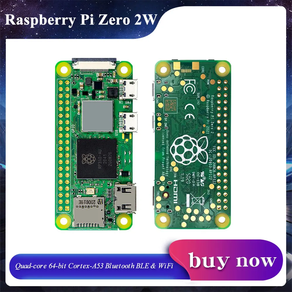 Raspberry-Pi-Zero-2-W-Quad-core-64-bit-Cortex-A53-Bluetooth-BLE-WiFi-Pi ...