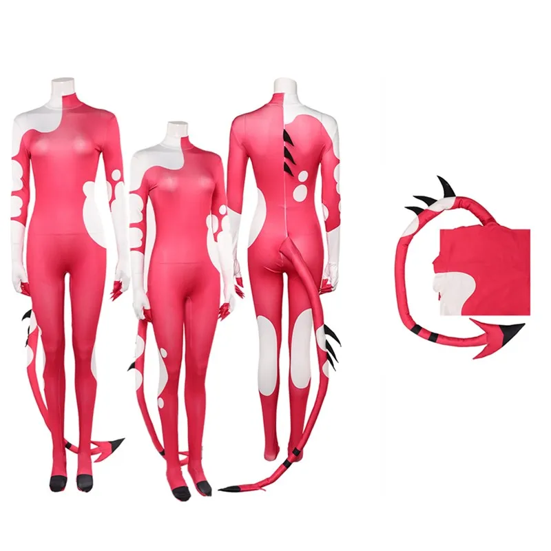 Blitzo Cosplay Jumpsuit Tail Cartoon Hotel Fantasia Boss Disguise ...