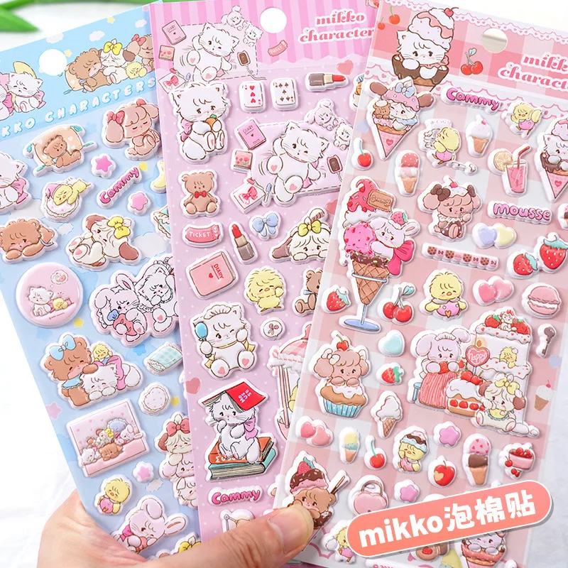 Kawali-Mikko-mousse-souffle-cammy-latte-Stickers-Cartoon-decoration-diy ...