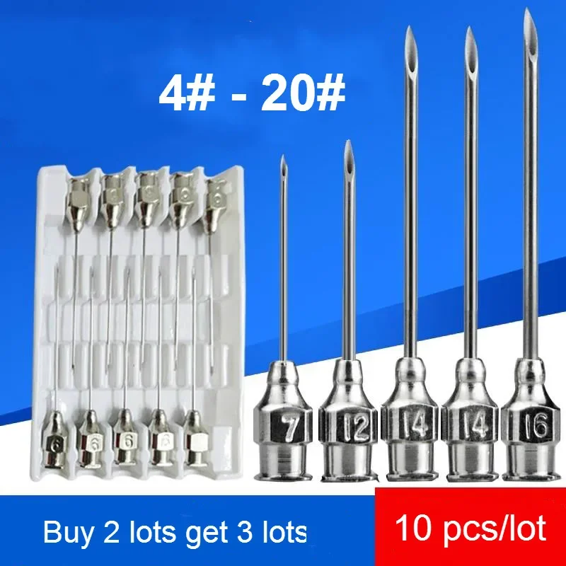 Stainless-Steel-Needle-Injection-Veterinary-Needle-Outer-Diameter-0-40 ...