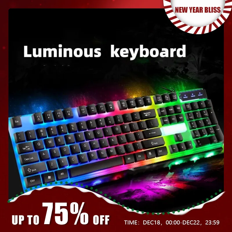 USB-Wired-Keyboard-Mouse-Set-104-Keys-Backlight-Gaming-Keyboard-Gaming ...