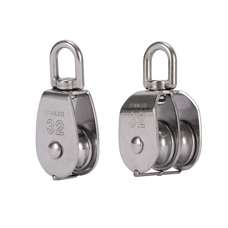 Stainless-steel-pulley-M15-M20-M25-M32-M50-M75-Single-wheel-double ...