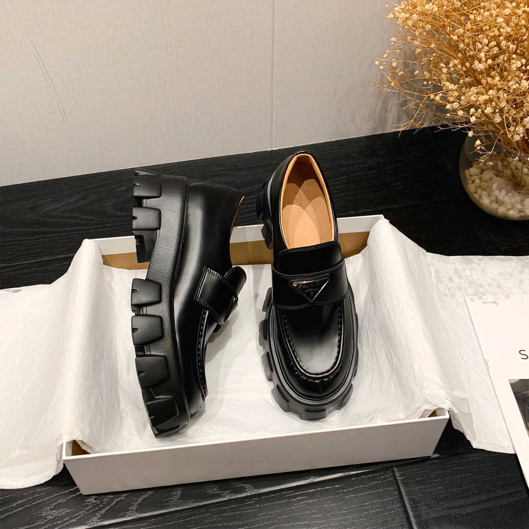 Famous-designer-of-women-s-Lefu-shoes-genuine-leather-2023-new ...