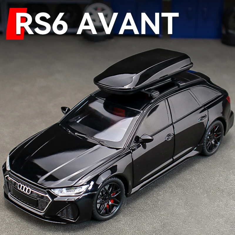 1:24 Audi RS6 Quattro kombi samochodzik zabawka ze stopu metali Model ...