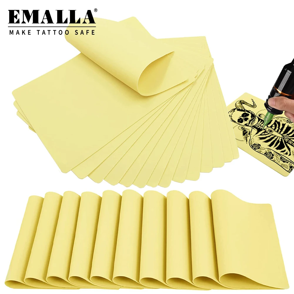 Yangna Tattoo Practice Skins 15/10/5/2/1pcs Blank Silicone Tattoo Fake ...