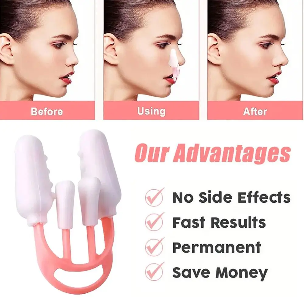 Soft Nose Shaper Corrector Painless Nose Bridge Corrector Nose Makeup ...