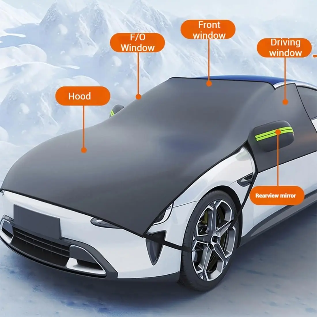 Car Cover Automobiles Windshields & Hood Winter Snow Ice Frost Shield ...