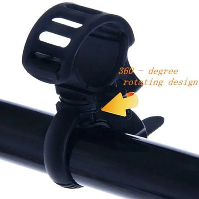 360-Degree-Bicycle-Light-Clip-Holder-Rotation-Handlebar-Clip-For-LED ...