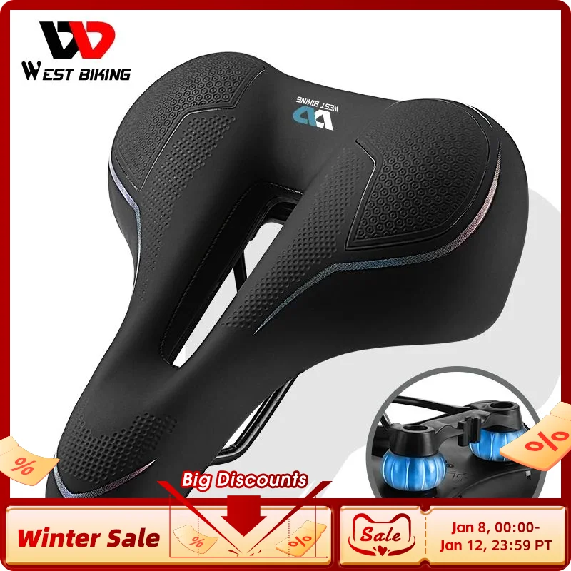 WEST-BIKING-addensare-sella-per-bicicletta-comodo-sedile-da-ciclismo ...