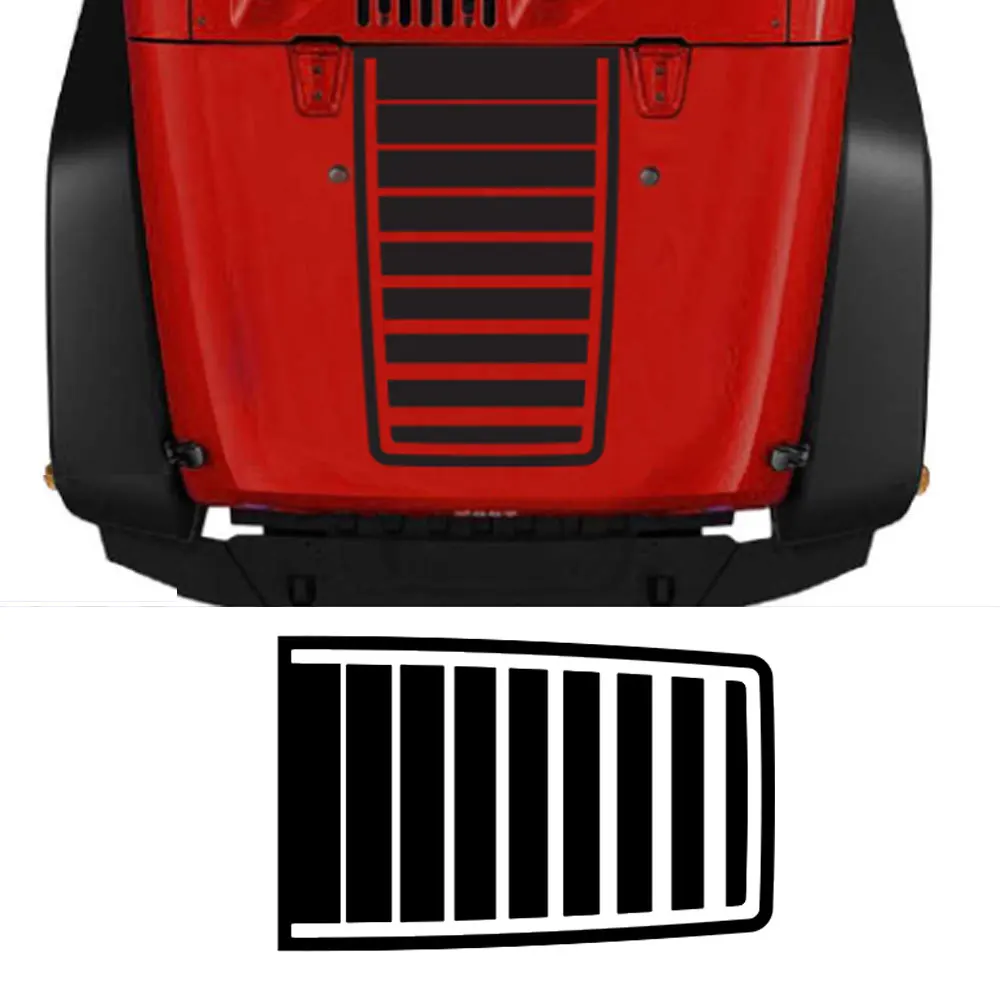 Hood-Strobe-Racing-Stripe-for-Jeep-Wrangler-JK-TJ-YJ-Vinyl-Decal ...