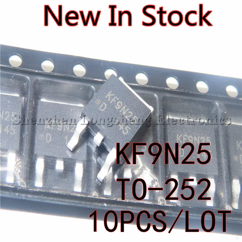 10 unids/lote KF9N25 KF9N25D TO 252 SMD MOSFET n channel 250V 7.5A ...