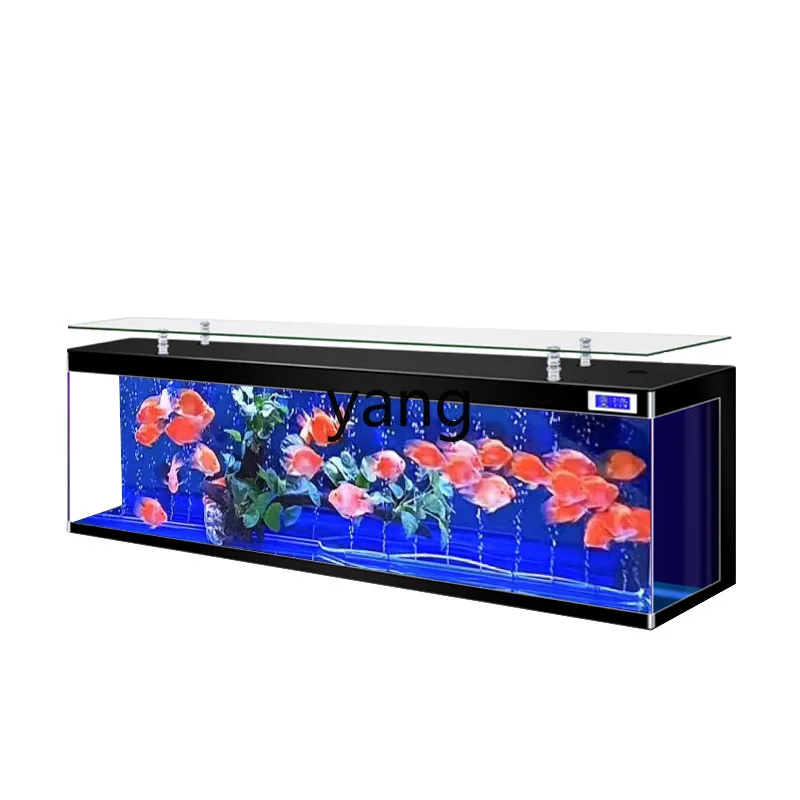 Yhl-Fish-Tank-Tea-Table-Integrated-Living-Room-Home-Ecological-Aquarium ...
