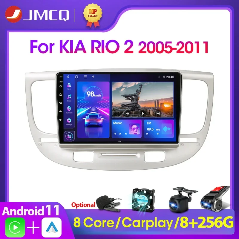 JMCQ-2din-Android-11-araba-stereo-radyo-multimedya-Video-oynat-c ...