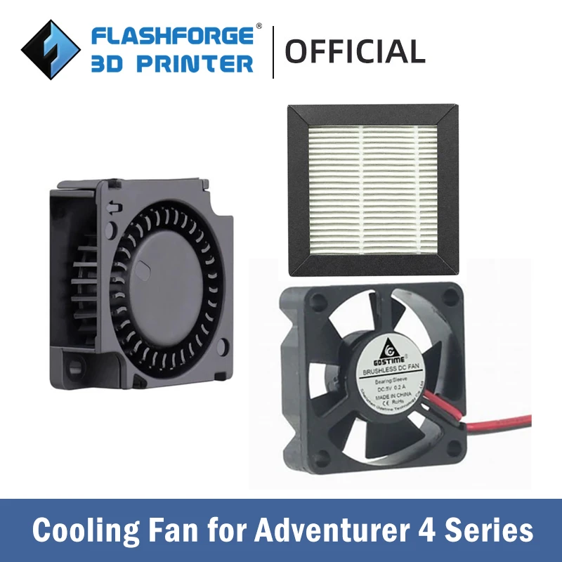 Flashforge 3D Printer Part Set Model Cooling Fan Extruder Cooling Fan ...