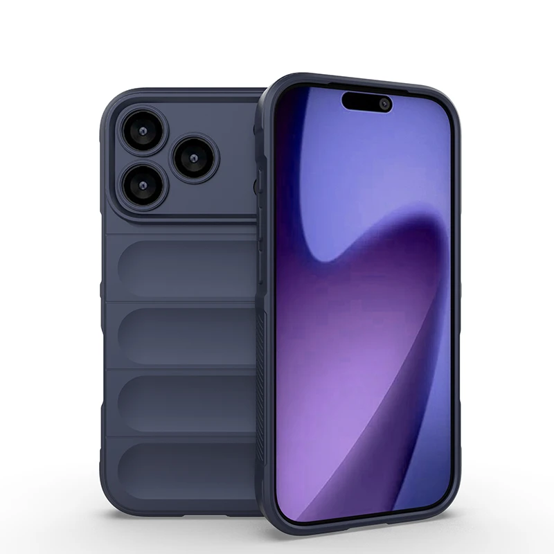 Funda de armadura suave para teléfono iPhone 17 16E 16 Pro Max 15 14 13 ...