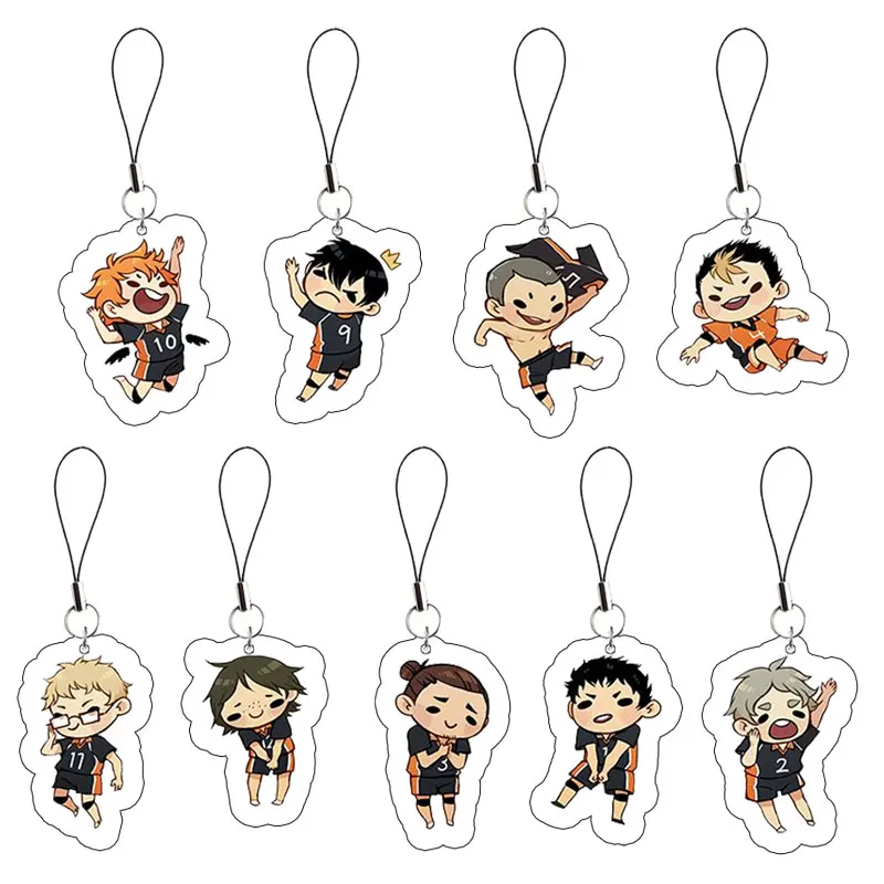 Dropshipping Copilot - Anime Haikyuu Manga Keychain Mobile Phone Chain ...