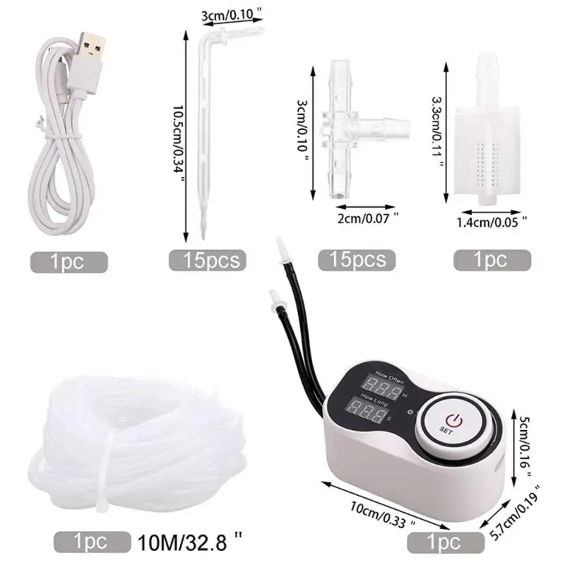 New-Smart-Drip-System-Automatic-Timer-Watering-Device-Garden-Water-Pump ...