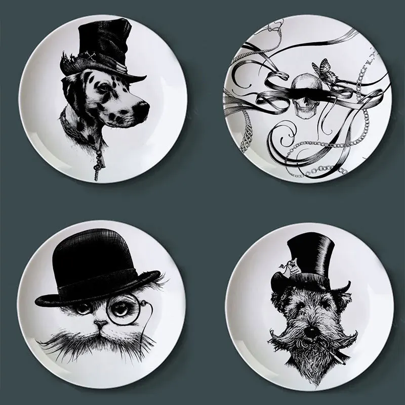 6-7-8-10-Inch-Rory-Dobner-Art-Plates-Home-Studio-Hotel-Bar-Decorative ...