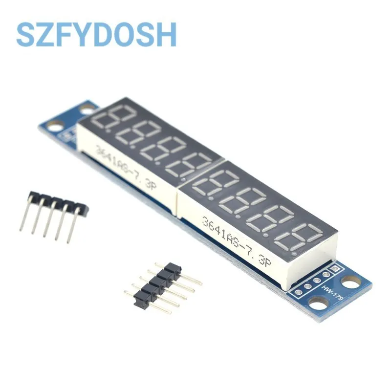 8-digit-LED-display-module-MAX7219-LED-display-support-cascaded-8-bit ...